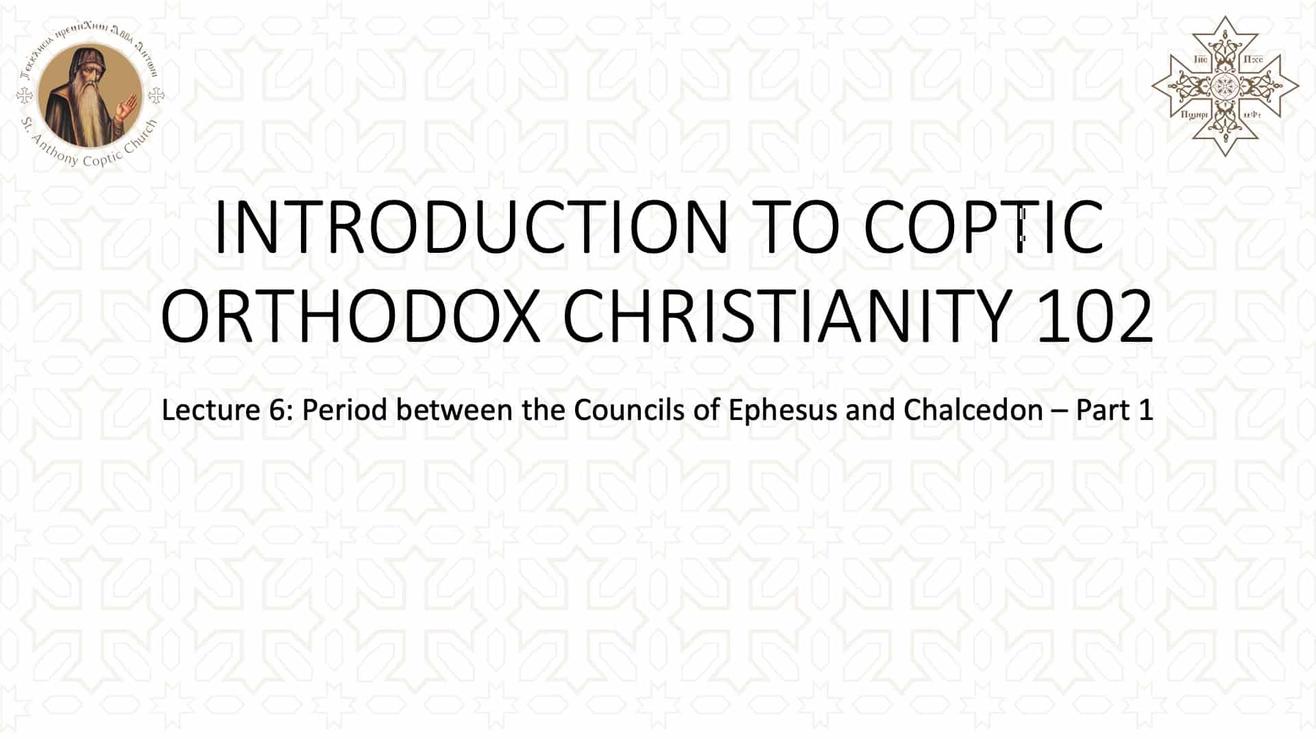 Period between the Councils of Ephesus and Chalcedon – Part 1 - Saint ...